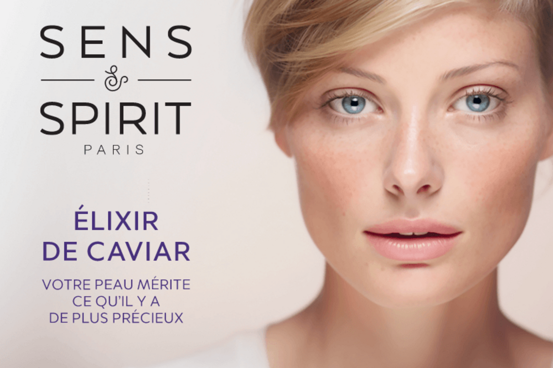 Poster 'Élixir de caviar' format A2 - Sens&Spirit - Saint Valentin
